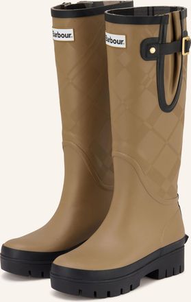 Barbour Stiefel Leighton beige