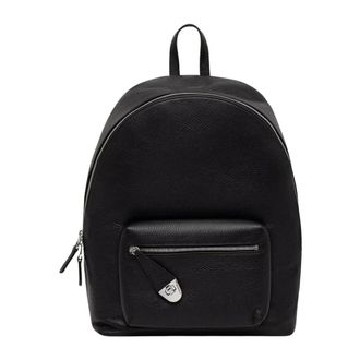 Coccinelle Sac &agrave; dos structur&eacute; en cuir - Homme - Sacs - Noir - Taille: ONE Size