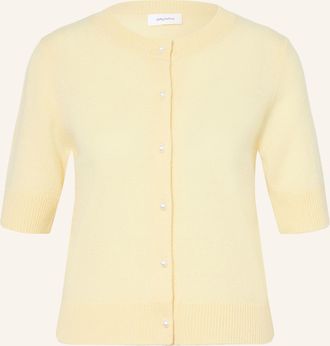 Darling Harbour Darling Harbour Strickjacke Mit Cashmere Und 3/4-Arm gelb