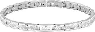 Lacoste Bracelet à Maillons pour Femme Collection METROPOLE en Acier Inoxydable avec Petit Piqué Gravé - 2040466