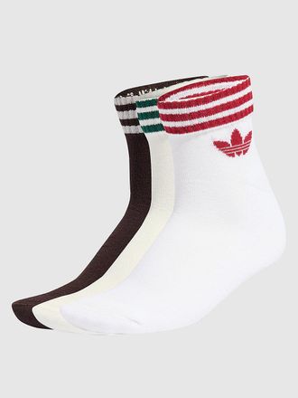 adidas Originals 3S Ankle S 3P Socks &agrave; motifs