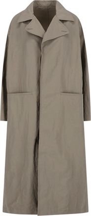 Gucci Trenchcoat Aus Verwaschenem Mattem Nylon