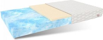 FDM Matratze 180x200 Kaltschaum toti H2 H3 19 cm Bio Foam Schaum Latex jersey