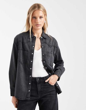 Levi's Teodora - Western-Jeanshemd in Schwarz