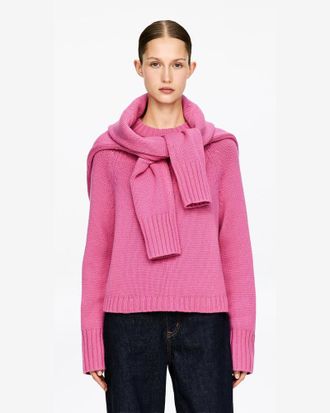 Arket Dicker Pullover Aus Reinem Kaschmir -Rosa