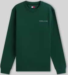 Tommy Jeans Regular Fit Sweatshirt mit kleinem Logo-Schriftzug