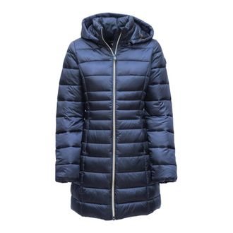 Save The Duck Piumino midi con cappuccio - - Coats - Damen - Blau - S