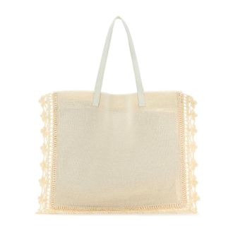 J.W.Anderson Geh&auml;kelte Einkaufstasche - - Bags - Damen - Beige - ONE SIZE