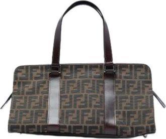 Fendi Pre-owned Toile sacs-fendi - Femme - Pre-owned - Brun - Taille: ONE Size