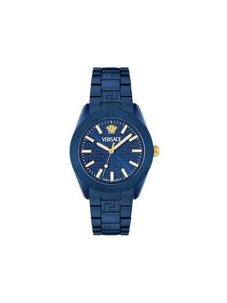 Versace montre Dome 42 mm - Bleu