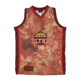 Dolly Noire Basketball Mesh Tank Top Orange - - Tops - Herren - Mehrfarbig - S