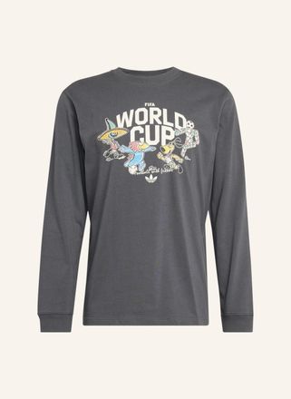 adidas Fifa Fussball-Weltmeisterschaft 26 Maskottchen T-Shirt, Lang&auml;rmlig grau