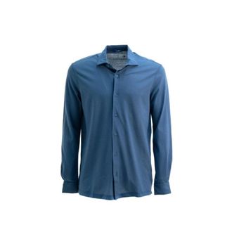 Kiton Herren, Shirts, Blau, MGr&ouml;&szlig;e