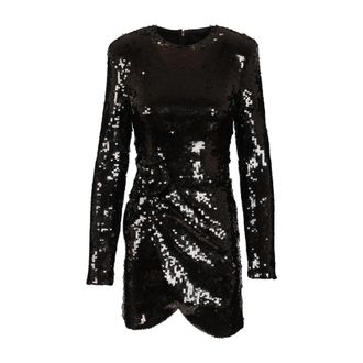 Rotate Pailletten-Minikleid - - Dresses - Damen - Schwarzk - XS