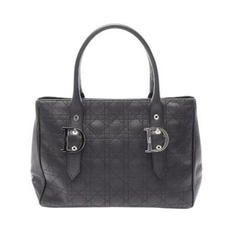 Dior Pre-owned Cuir sacs-dior - Femme - Pre-owned - Noir - Taille: ONE Size