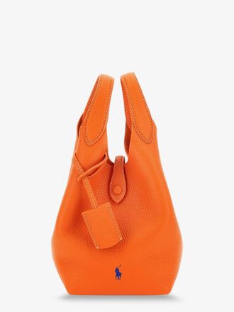 Ralph Lauren Leather crossbody bag with engraved logo - POLO RALPH LAUREN - gender_Woman