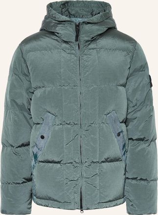 Stone Island Daunenjacke gruen
