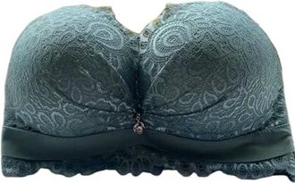 Generic CHJAN Soutien-gorge push-up extr&ecirc;me de 8 cm - Sans armature, coussinets suppl&eacute;mentaires amovibles, lingerie plongeante profonde pour un maximum de lev