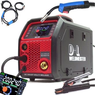 Apex 5in1 Schutzgasschwei&szlig;ger&auml;t 200A LCD Mig/Mag Wig E-Hand Schwei&szlig;ger&auml;t 13958