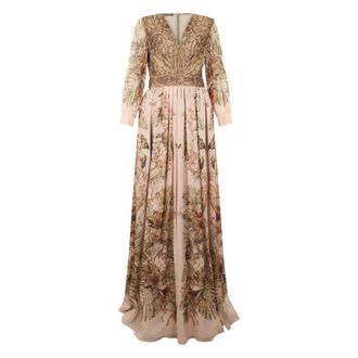 Alberta Ferretti Bedrucktes Langes Kleid - - Dresses - Damen - Mehrfarbig - S