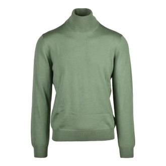 Gran Sasso Ciclista Rollkragenpullover - - Knitwear - Herren - Gr&uuml;n - XL
