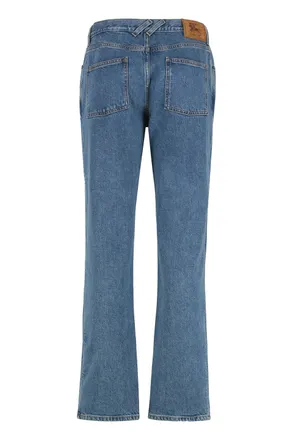 Burberry Womens 5-Pocket Straight-Leg Jeans Denim Cotton