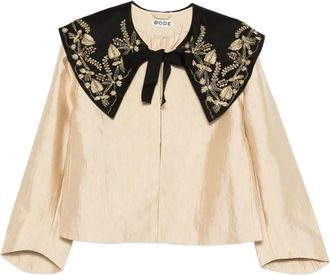 Bode veste à col brodé - Tons neutres