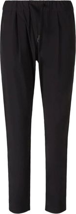 Herno Femme, Pantalons, Noir, Taille: 38 FR Pantalon en nylon stretch