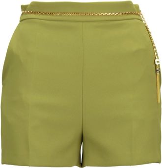 Elisabetta Franchi Femme, Shorts, Vert, Taille: 34 FR Shorts d&eacute;contract&eacute;s