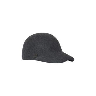 Cinzia Rocca unisex, Accessoires, Gris, Taille: ONE Size Wool Felt Baseball Hat