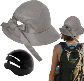 Generic Fahrradhelm f&uuml;r Damen, Fahrradhelm in Hutform, Unisex, sportlich, verstellbar, f&uuml;r Radfahren, Wandern, Camping, Angeln