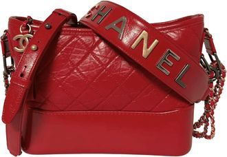 Chanel Crossbody Bags - Chanel Gabrielle medium hobo bag red 2020 full set - Gr. unisize - in Rot - für Damen
