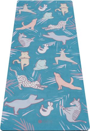 Yoga Design Lab Die Kinder-Yogamatte | Umweltfreundlich + st&uuml;tzend + bunte | Ungiftig | Ideal f&uuml;r Yoga, Gymnastik, Bewegung, Leichtathletik | Inklusive Tragegurt (Jun