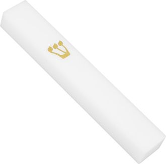 Artibetter Jüdische Mezuzah aus Resin mit Schriftrolle Schwarzer Türrahmen für Religiöse Hausdekoration Feine Handwerkskunst Inklusive Montagezubehör Elegante un