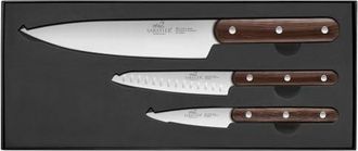 Sabatier International Coffret de 3 Couteaux de Cuisine Phenix Office + Universel + Chef idéal cadeau amateur ou chef cuisinier