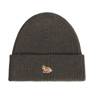 Maison Kitsun&eacute; Baby Fox M&uuml;tze - - Accessories - Herren - Gr&uuml;n - ONE SIZE