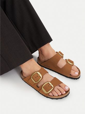 Birkenstock Pantoletten Birkenstock Arizona Big Buckle 1032989 Hellbraun