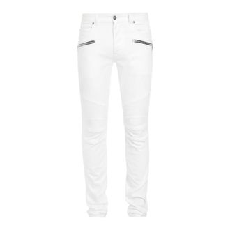 Balmain Slim-fit Jeans mit gerippten Knien - - Jeans - Herren - Wei&szlig; - W32