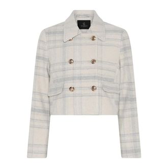 Bruuns Bazaar KentioBBTyrah jacket - Femme - Vestes - Beige - Taille: 38 FR