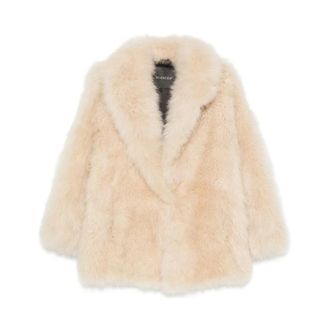 BLANCHA Shearling Jacke - - Jackets - Damen - Wei&szlig; - XS
