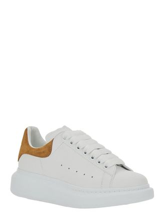 Alexander McQueen Womens Low Top Sneaker White Calf Leather Trainers