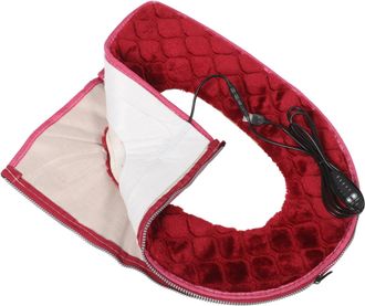 Cabilock USB Beheiztes Schnell Erw&auml;rmendes Toilettensitzkissen mit Waschbarem Karierter Oberfl&auml;che Komfortables Langlebiges Wc Sitzpolster f&uuml;r Heimgebrauch