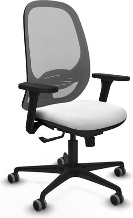 Piqueras y Crespo Cilanco Studiostuhl mit 3D-Armlehnen, h&ouml;henverstellbare Lendenwirbelst&uuml;tze, ausgestattet mit 3 Positionen und Schneidschaum, mit Rollen von 65 mm, Par