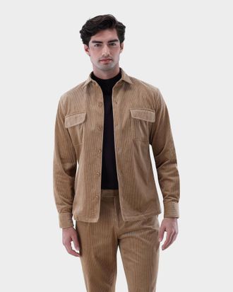 van Laack Overshirt aus weichem Breitcord