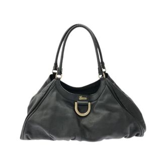 Gucci Pre-owned Leder Schultertasche - - Pre-owned - Damen - Schwarzk - ONE SIZE
