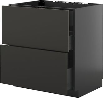 IKEA METOD / KNIVSHULT Unterschr.f Kochf./int.Dunstabz/Sch