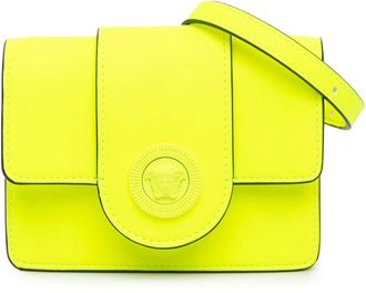 Versace Hobo Bags - Leather La Medusa Crossbody - Gr. unisize - in Gelb - f&uuml;r Damen