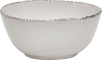 Van Well | URBAN Schale 15 cm creme - Steinzeug Bowl, für Nudeln, Suppe,Salat Poke oder Müsli