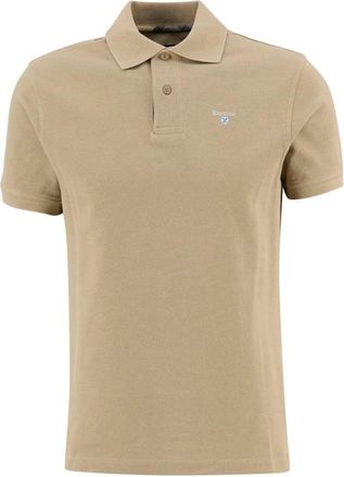 Barbour Homme, Tops, Beige, Taille: L Polo en Piqu&eacute; &agrave; Carreaux Tartan