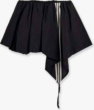 Yohji Yamamoto Nylon skirt with ionic logo bands - ADIDAS Y-3 - gender_Woman